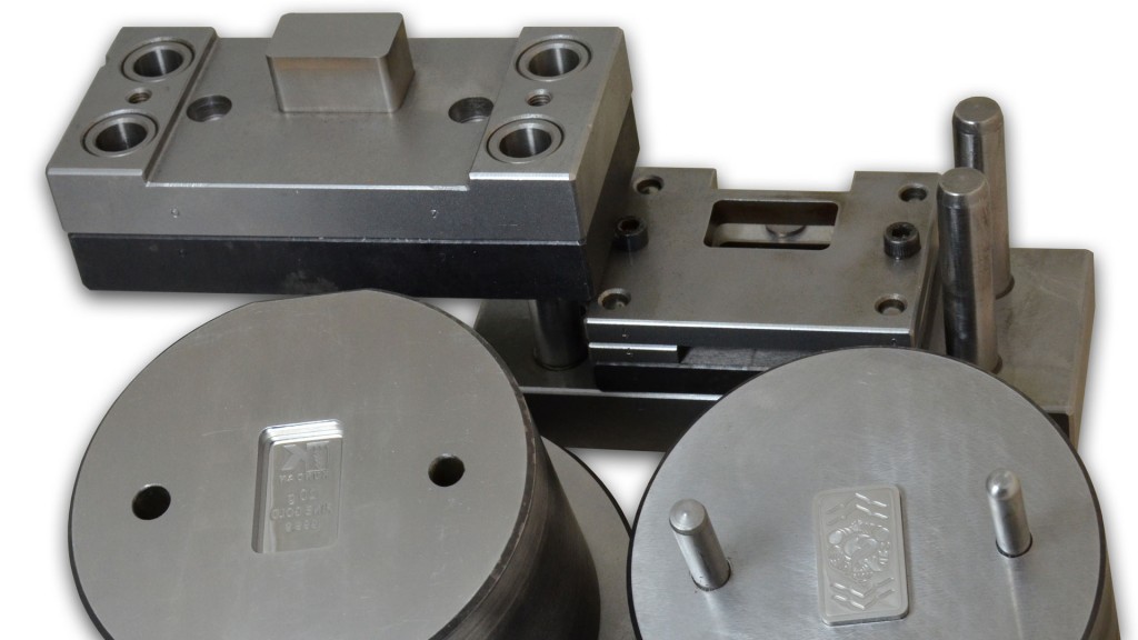 Minting tools for gold bars coins medals